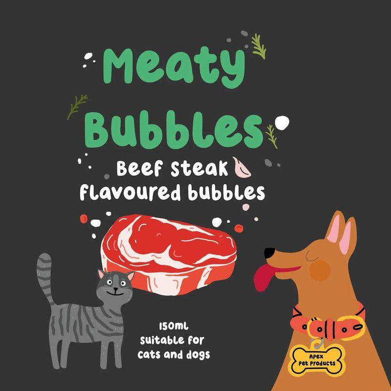 Meaty Bubbles: Flavoured, Non-toxic Bubbles for Interactive Pet ...
